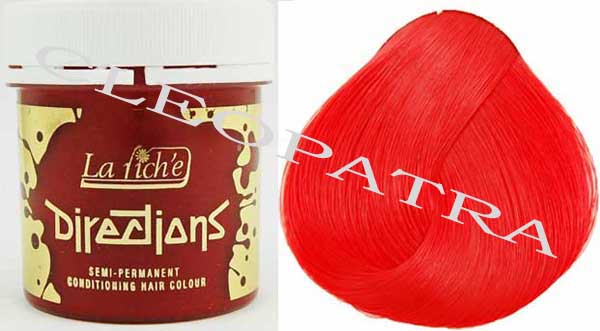 Hair Colour Directions Neon Red – Blue Rainbow